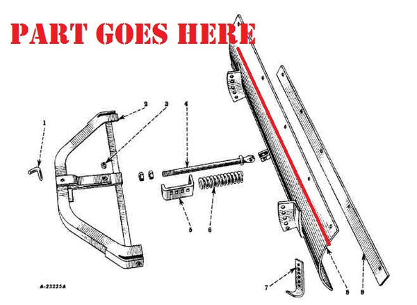 Front Push Blade For Farmall Cub Tractors 650288r92 Burch Store Tractors
