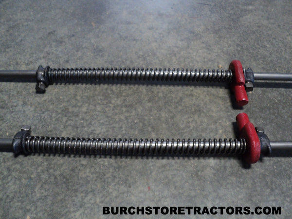 New Back Complete Rear Cultivator Spring Lift Rods Pair For Ih Far