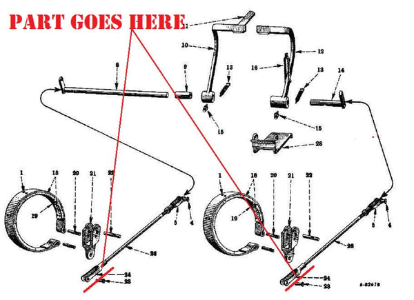 Brake Rod Yoke - Clevis for Farmall Cub Tractors, 104037 – Burch Store ...