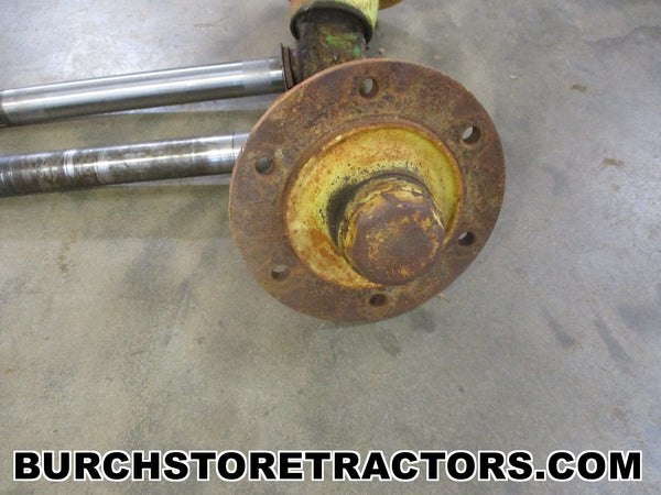 Pair of Front Spindles with Hubs for John Deere 40, 420, 430, 435 Trac ...