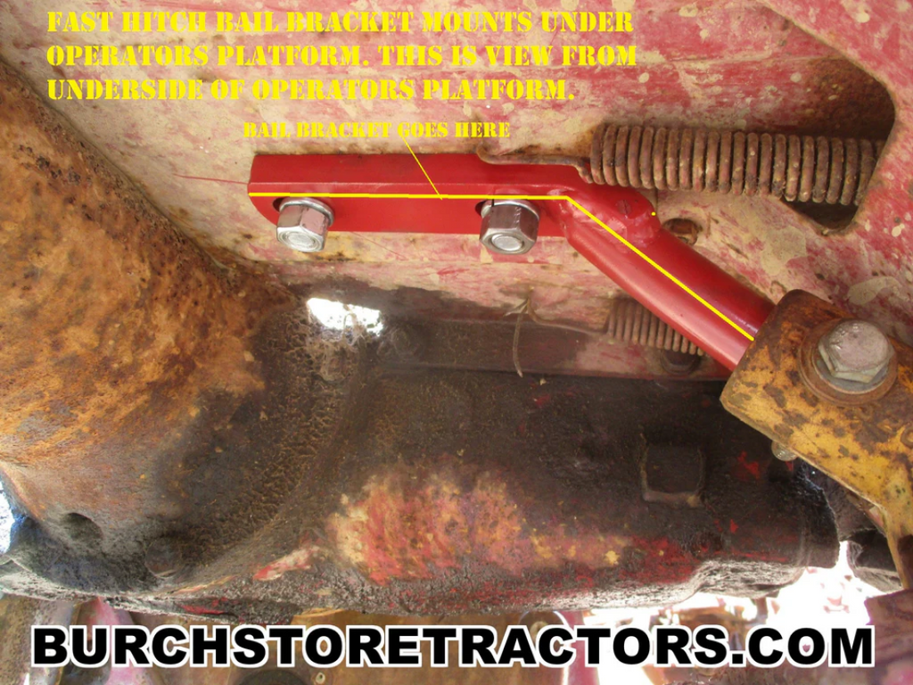 Farmall 1 Point Fast Hitch Floor Board Connector for 140, 130, Super A ...