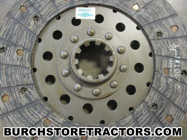 Rebuilt Clutch Disc for David Brown 380, 770, 880, 885, 1190, 1194 Tra ...