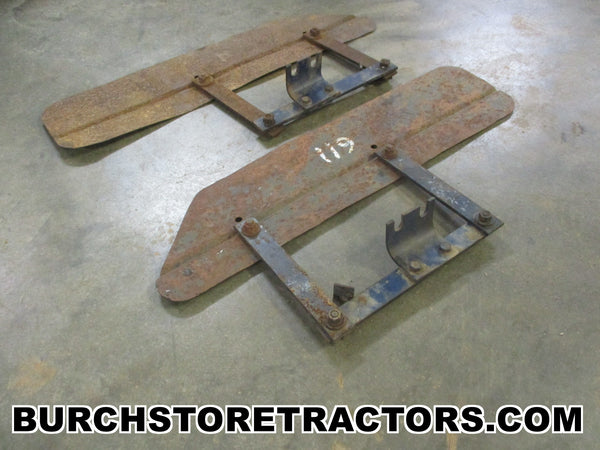 Pair of Cultivator Shields for Farmall 140, 130, Super A, Cub and Othe ...