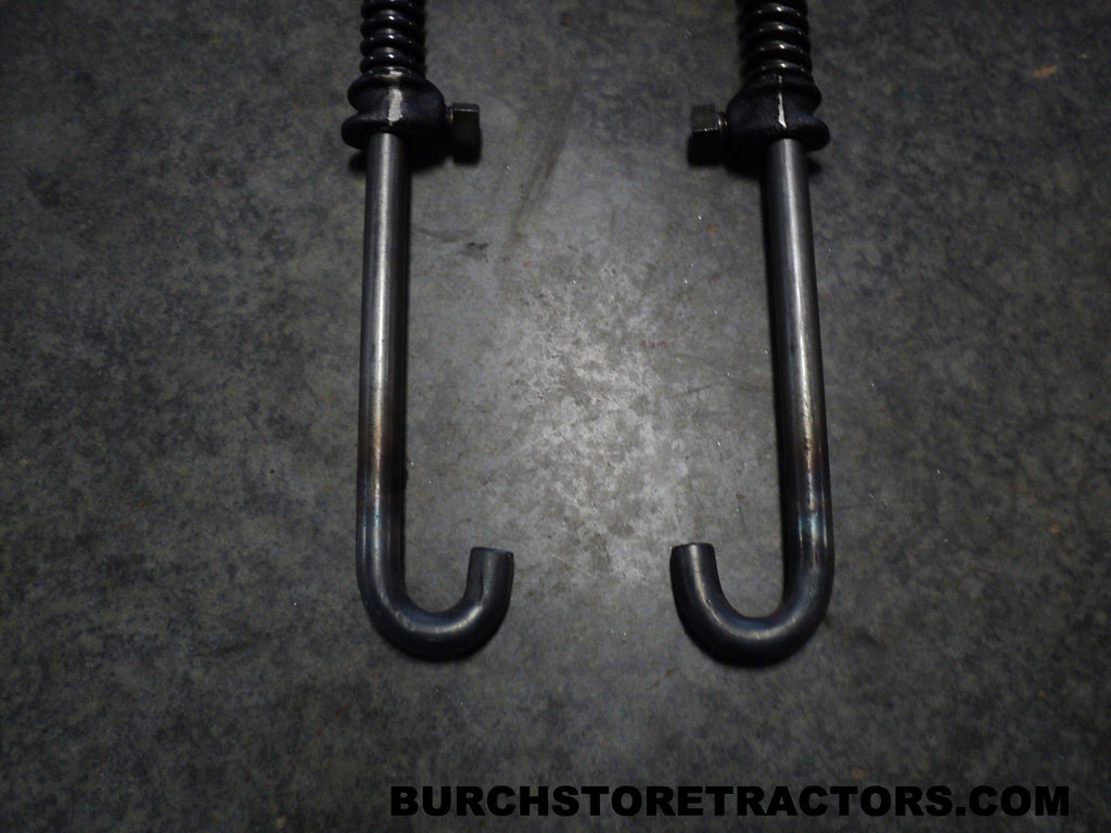 New Back Complete Rear Cultivator Spring Lift Rods Pair For Ih Far