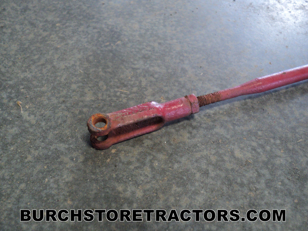 Right Hand Hydraulic Control Rod with Clevis for Farmall 140, 130, Sup ...