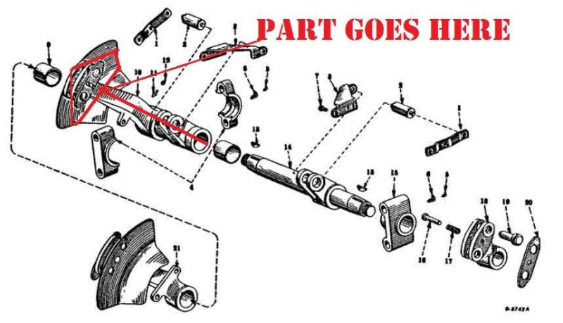 Hydraulic Rockshaft Arm Assembly WITH Fast Hitch for Farmall Super A ...