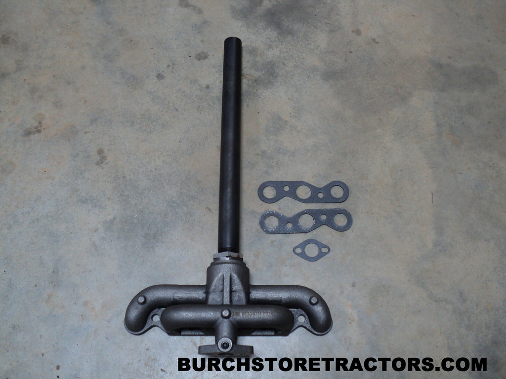 New Manifold with Pipe and Gaskets for Farmall Cub, Cub LoBoy, 154, 18 ...