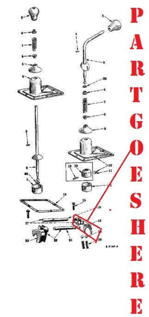 Second and Third Speed Shifter Fork for Farmall Cub and Cub LoBoy Trac ...