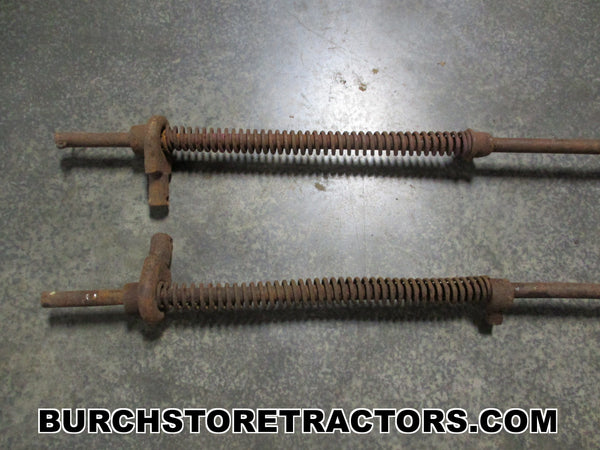 Original IH Back - Complete Rear Cultivator Spring Lift Rods (pair) fo ...