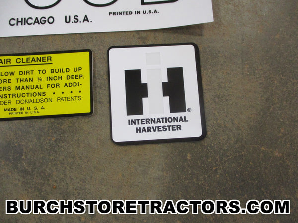 Complete Mylar Decal Set for Farmall Cub Tractors, USA MADE!!! – Burch ...