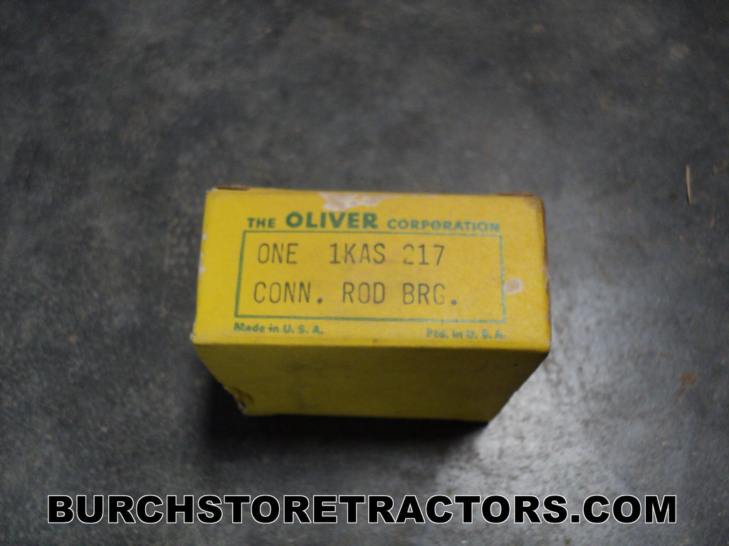 New Old Stock Piston Connecting Rod Bearing for Oliver Tractors, 1KAS2 ...